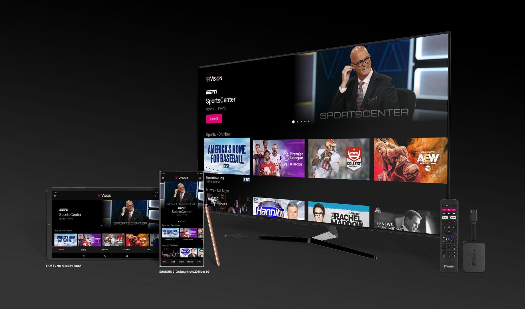 T-Mobile Takes On Streaming TV With TVision