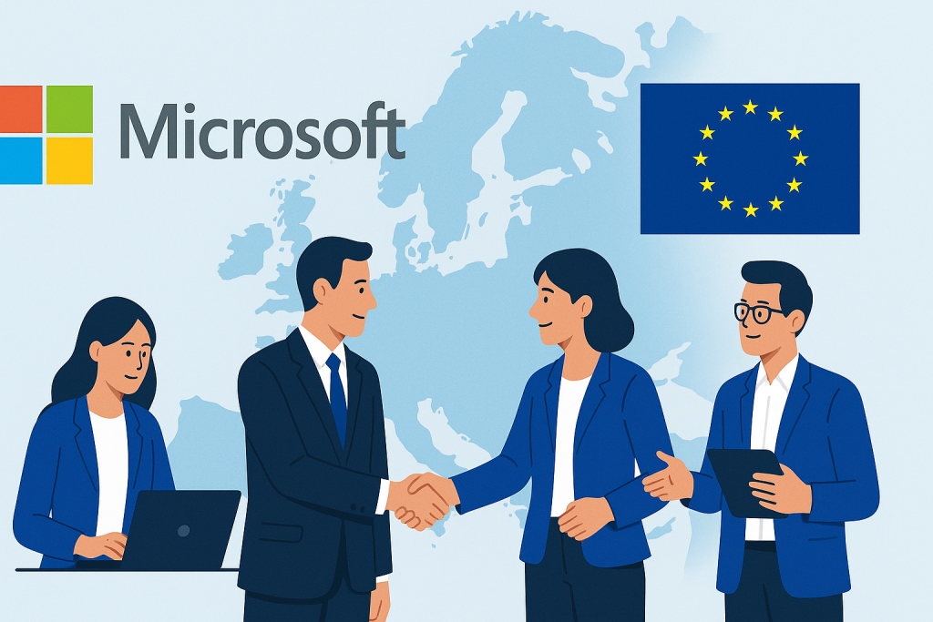 Microsoft Commits to EU 'Digital Resilience' Amid Geopolitical Volatility