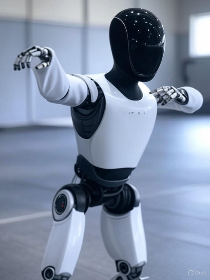 Tesla Optimus Robot Masters Kung Fu with AI Imitation Learning
