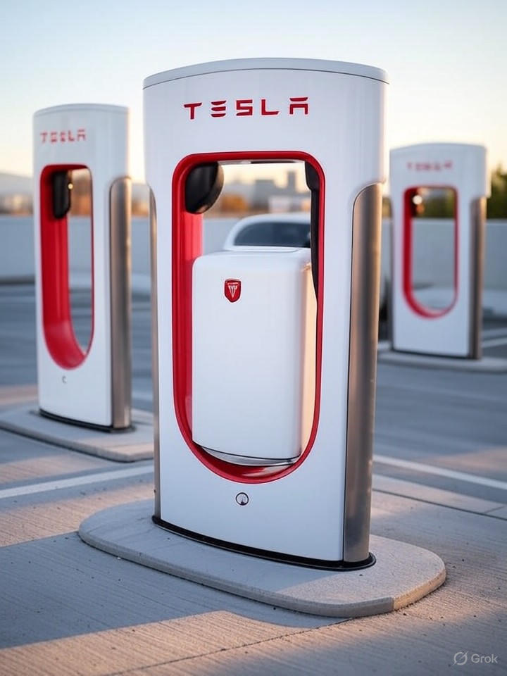 Tesla Unveils V4 Supercharger: 1.2 MW for Under-20-Minute EV Charging