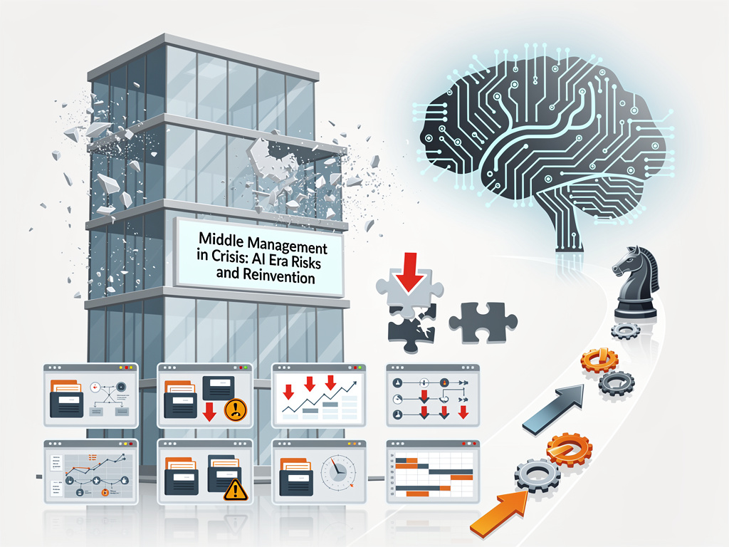 Middle Managers' Paradox: Axed in Droves Yet Vital in AI Era