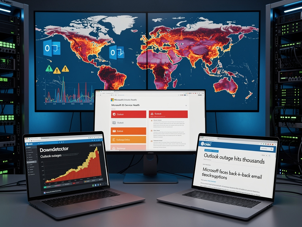 Outlook's Recurring Blackouts: Microsoft's Email Empire Under Siege